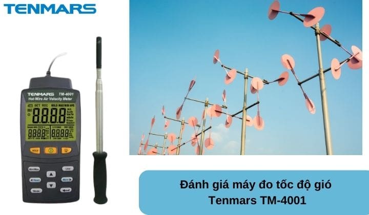 Đánh giá máy đo tốc độ gió Tenmars TM-4001: Có nên chọn?